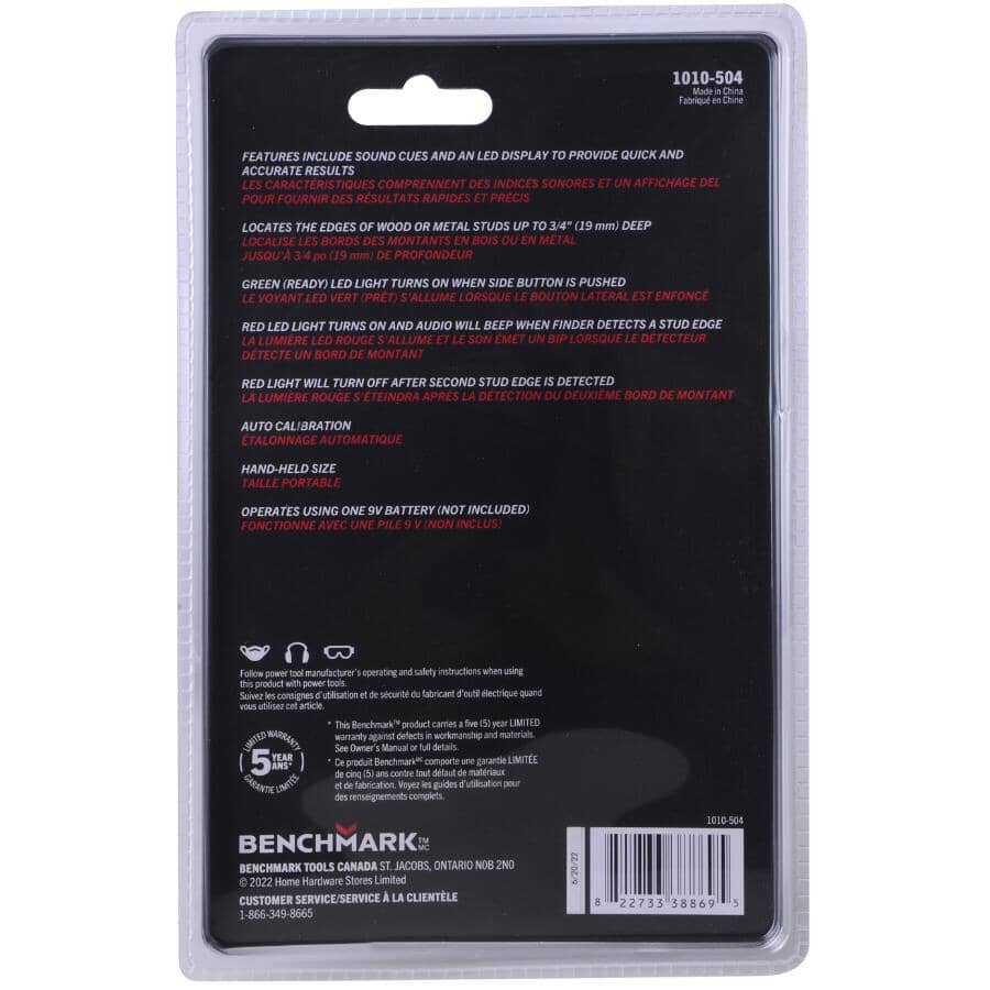 BENCHMARK LED Stud Finder | Home Hardware