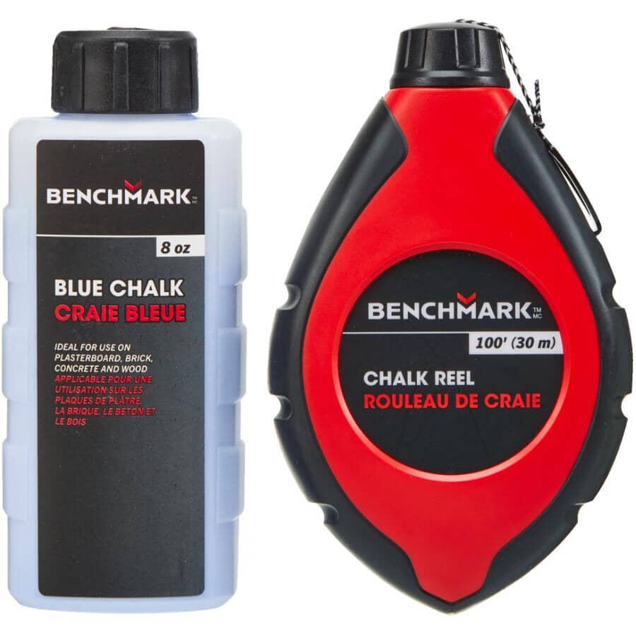BENCHMARK 100' Plastic Chalk Reel | Home Hardware