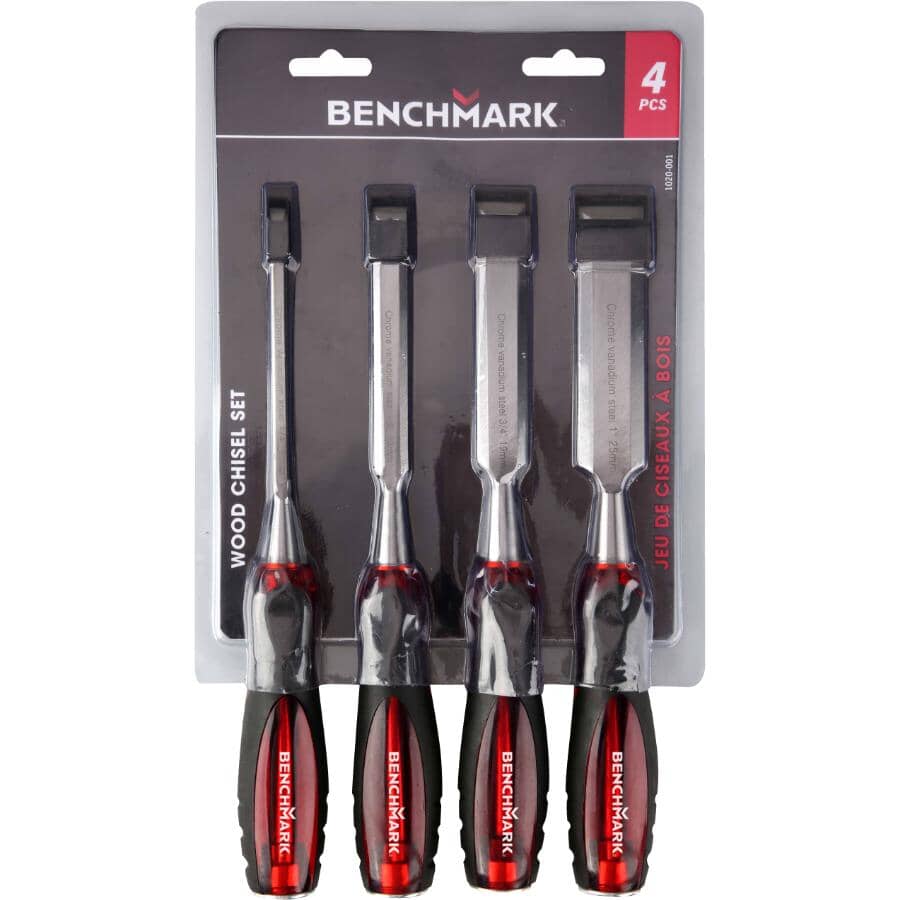 BENCHMARK Beveled Edge Wood Chisel Set | Home Hardware