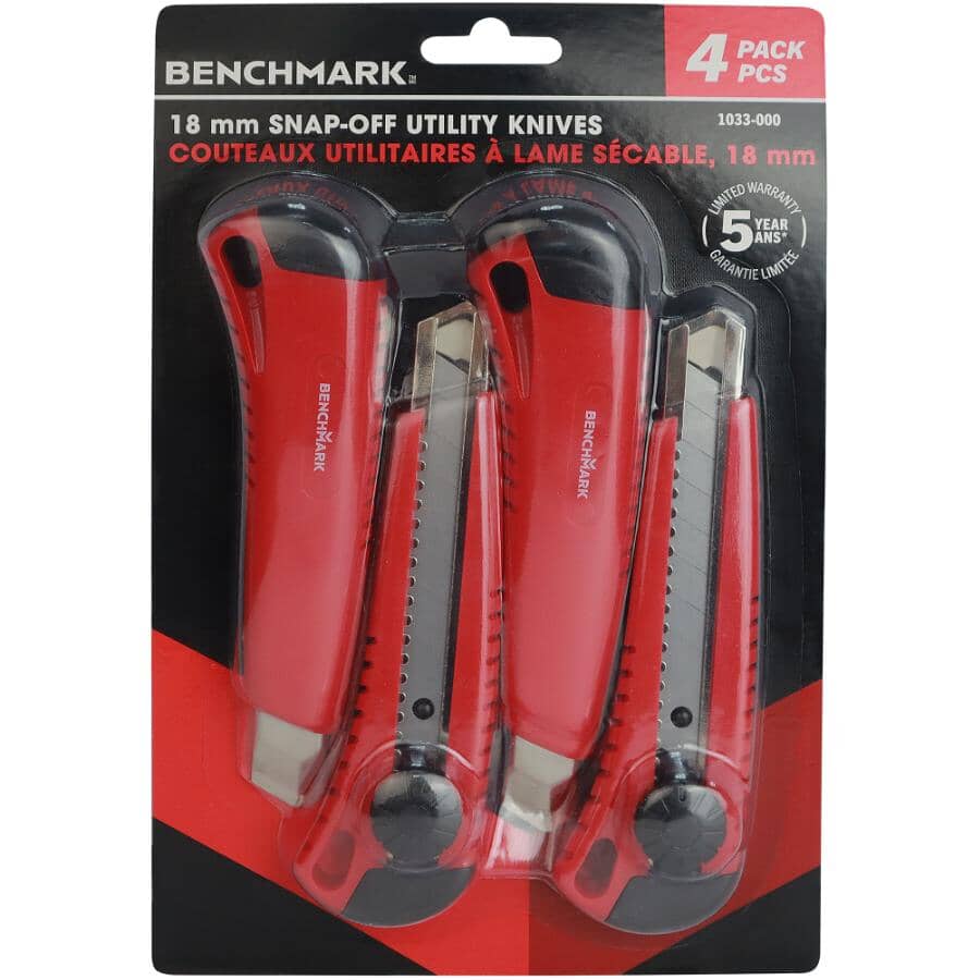 BENCHMARK Snap Off Utility Knife Set | Home Hardware