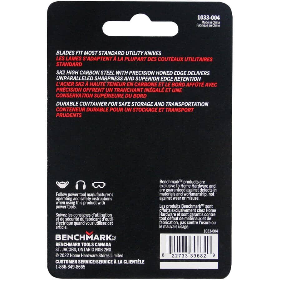 BENCHMARK Medium Duty Utility Replacement Blades | Home Hardware