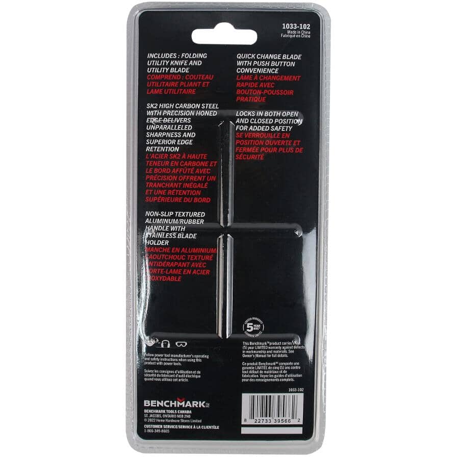 BENCHMARK Folding Utility Knife | Home Hardware