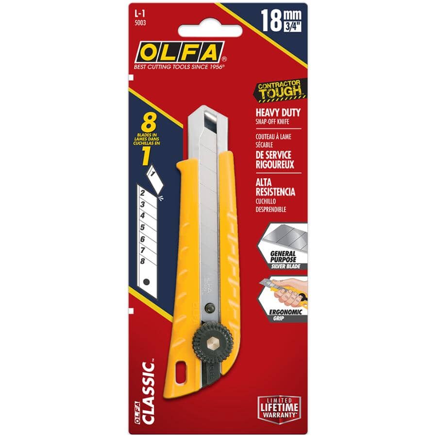 OLFA Snap-Off Blade Utility Knife - 18 mm | Home Hardware