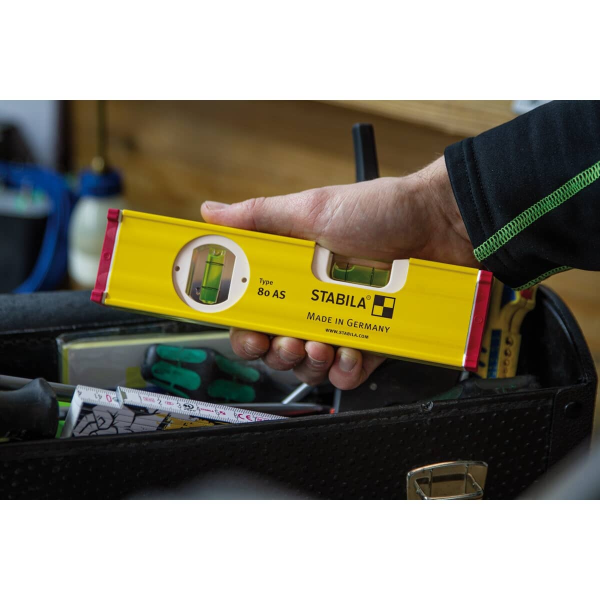 STABILA 8" Aluminum 2 Vials Box Level | Home Hardware