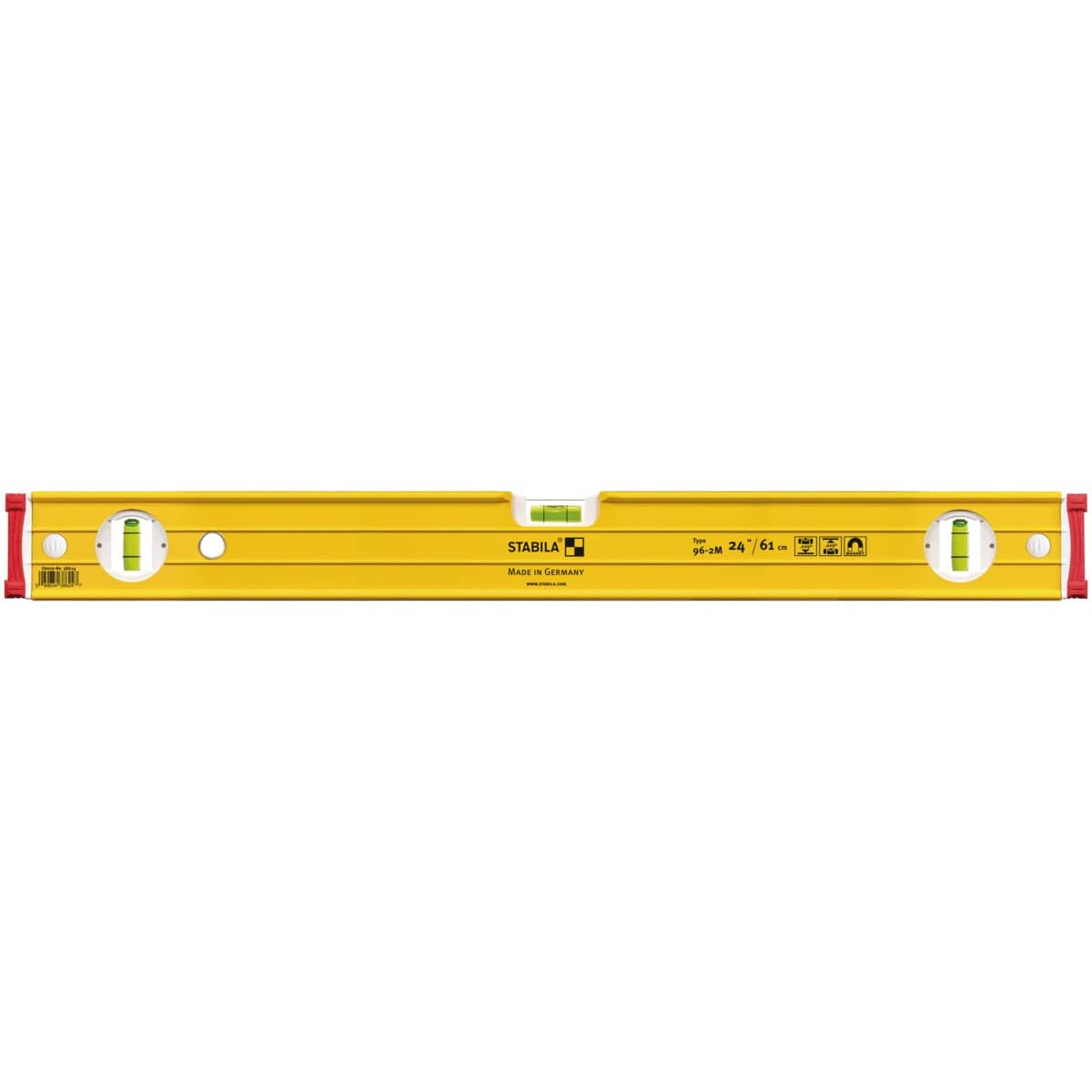 STABILA 24" Aluminum 3 Vials Box Level | Home Hardware