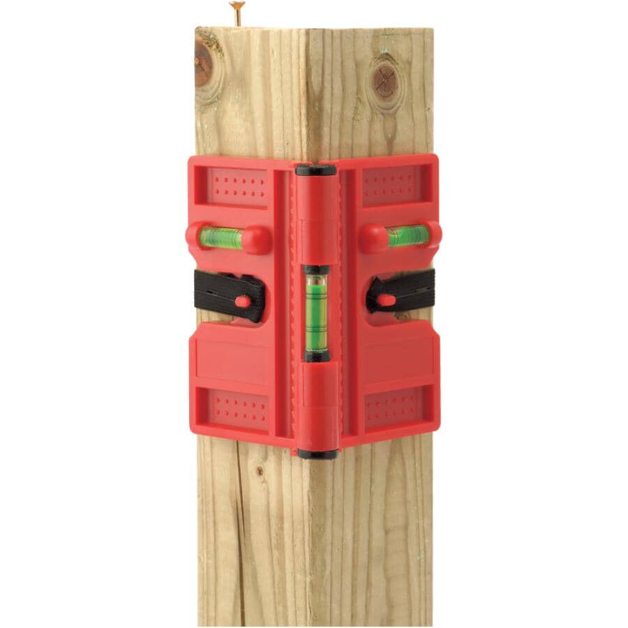 BENCHMARK 3 Vials Magnetic Adjustable Angles Post Level | Home Hardware