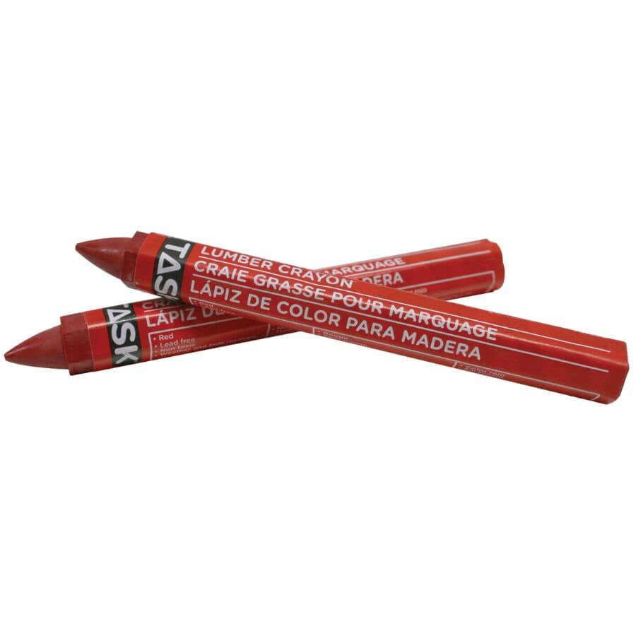 TASK Lumber Crayon - Red | Home Hardware