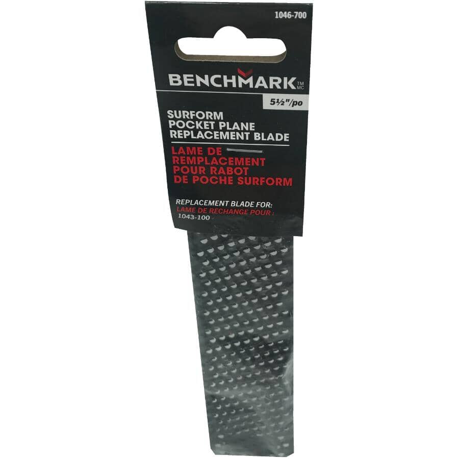 BENCHMARK 5-1/2" Pocket Multi Surform Replacement Plane Blade | Home ...