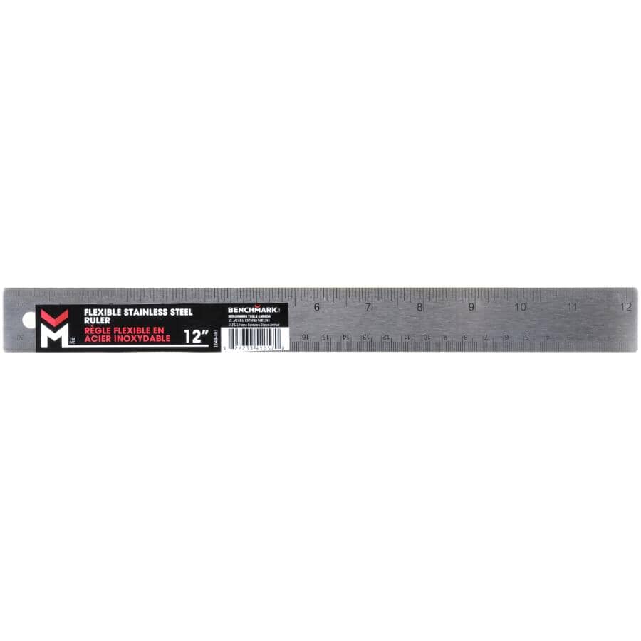 BENCHMARK 12" Stainless Steel Ruler | Home Hardware