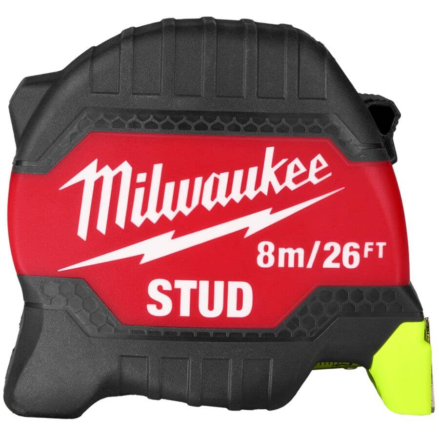 MILWAUKEE Stud 1-5/16" x 26' / 8 m Tape Measure | Home Hardware