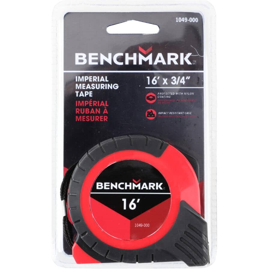 BENCHMARK 3/4" x 16' Tape Measure | Home Hardware