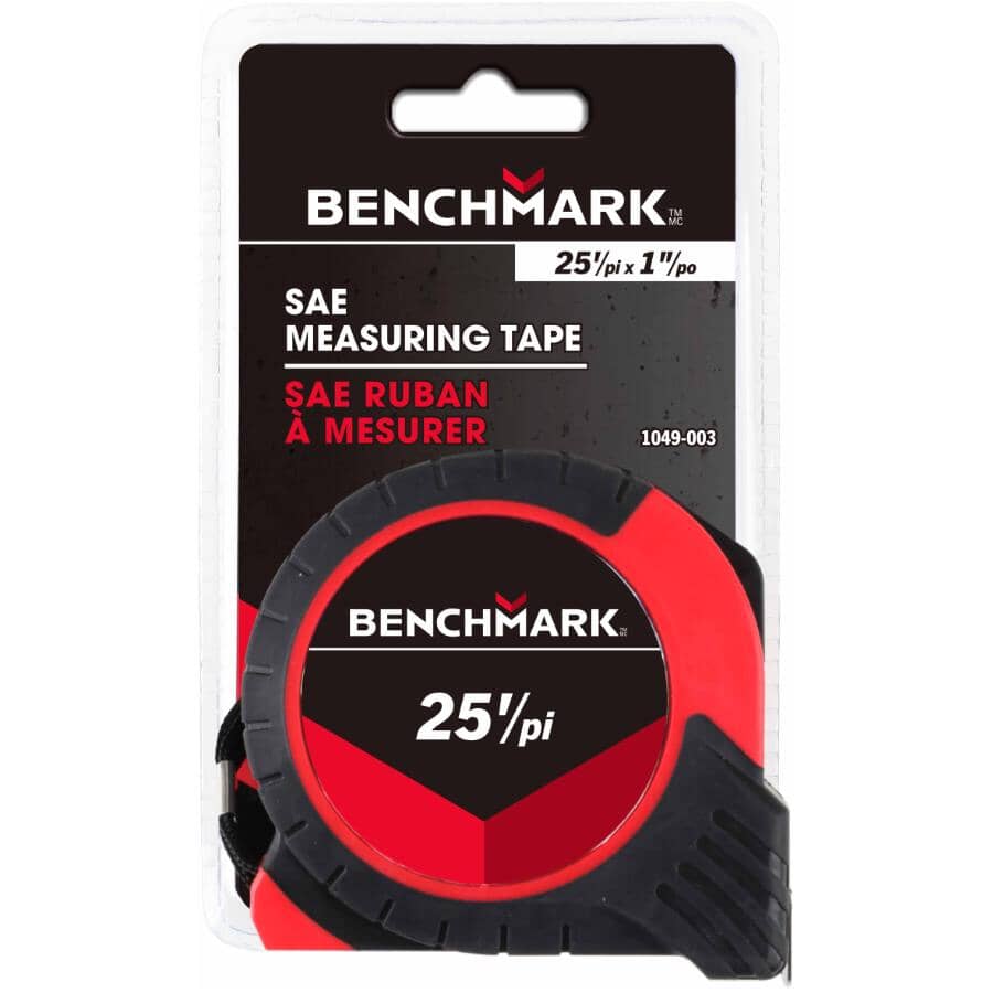 BENCHMARK 1" x 25' Tape Measure | Home Hardware