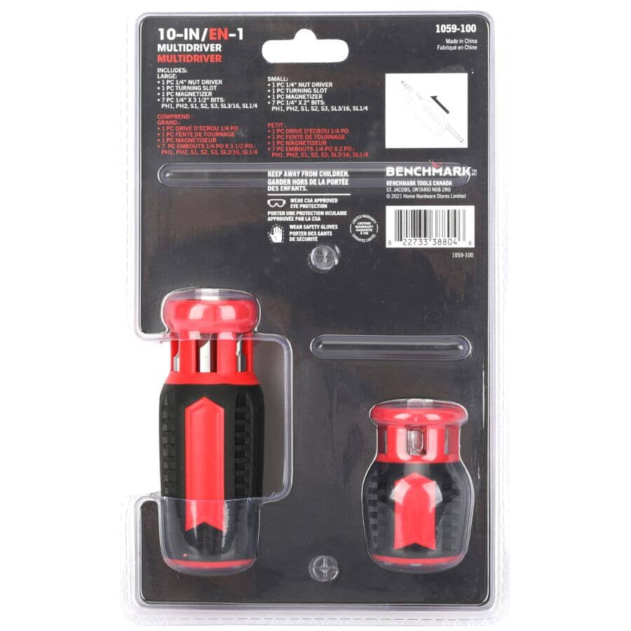 BENCHMARK 10-In-1 Multi-Driver - 2 Piece | Home Hardware