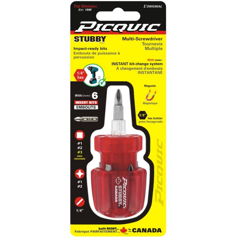PICQUIC 6 Bit Stubby Multi-Driver | Home Hardware