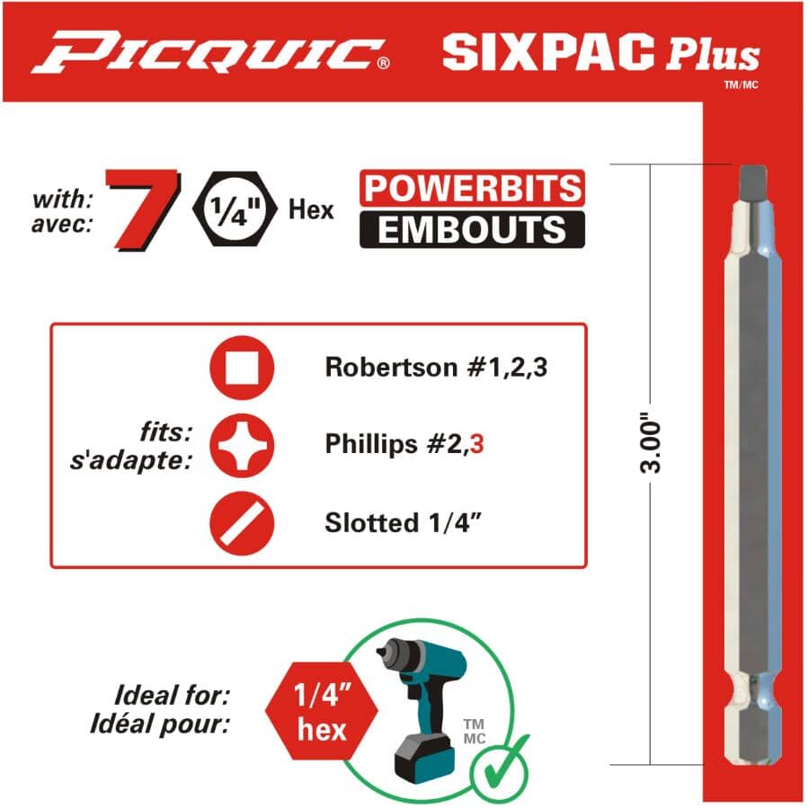 PICQUIC 7 Bit Multi-Driver - Red Handle | Home Hardware