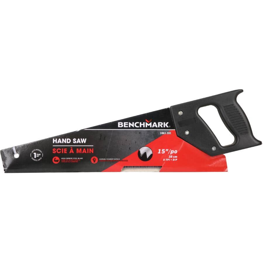 BENCHMARK 15" x 8 Point Hand Saw | Home Hardware