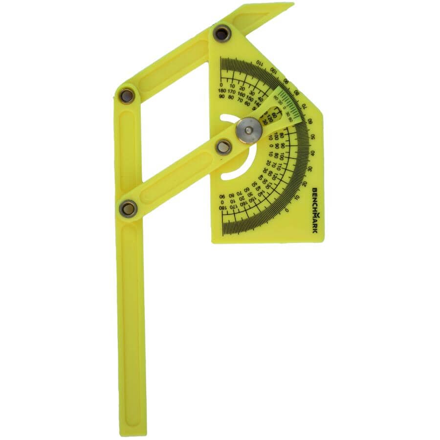 BENCHMARK Multi Purpose Plastic Protractor | Home Hardware