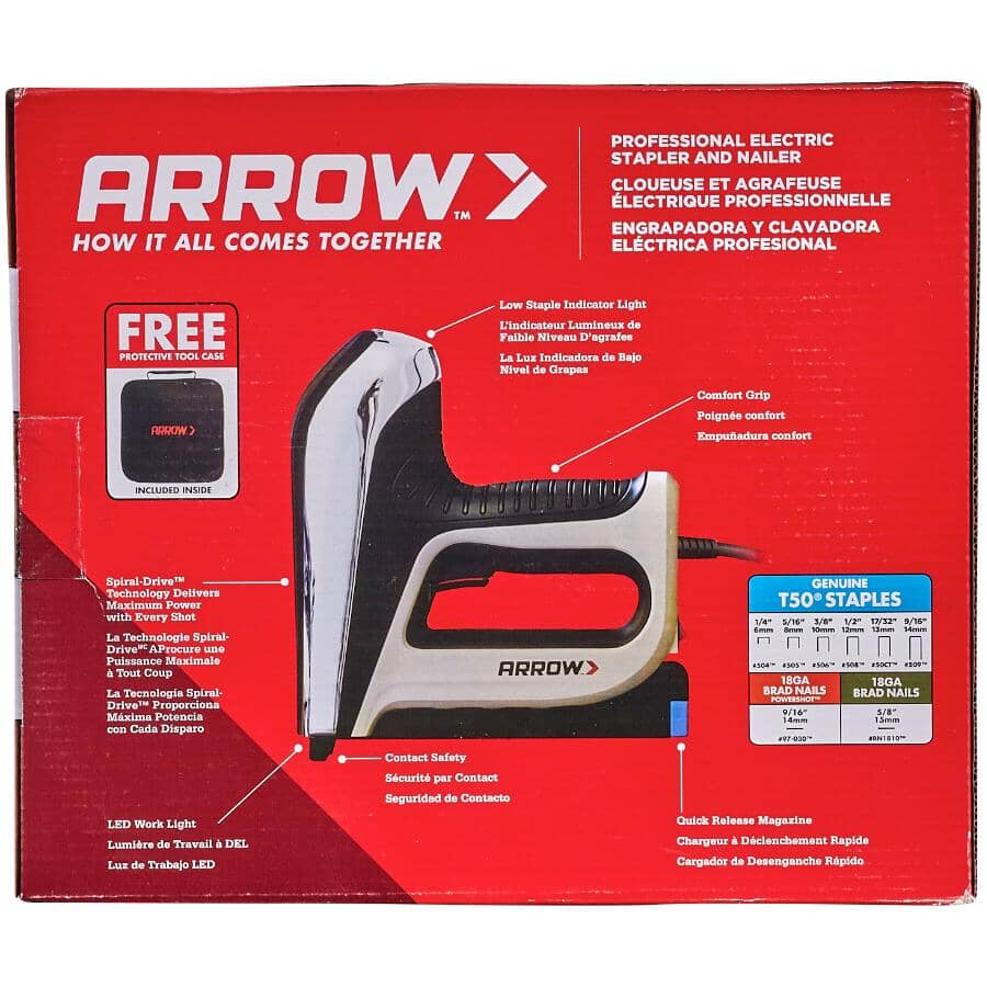 ARROW Professional Electric Nailer/Stapler | Home Hardware