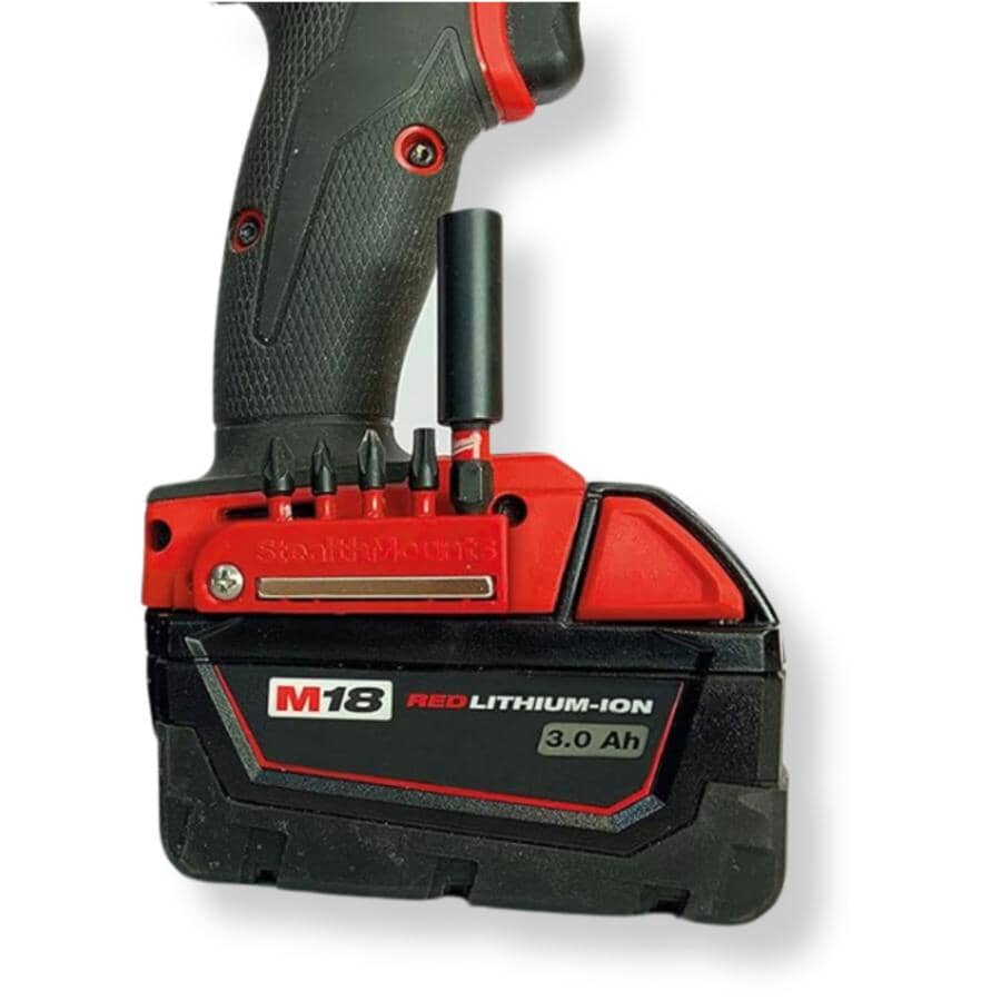 STEALTHMOUNTS Magnetic Bit Holders for Milwaukee M18 - 2 Pack | Home ...
