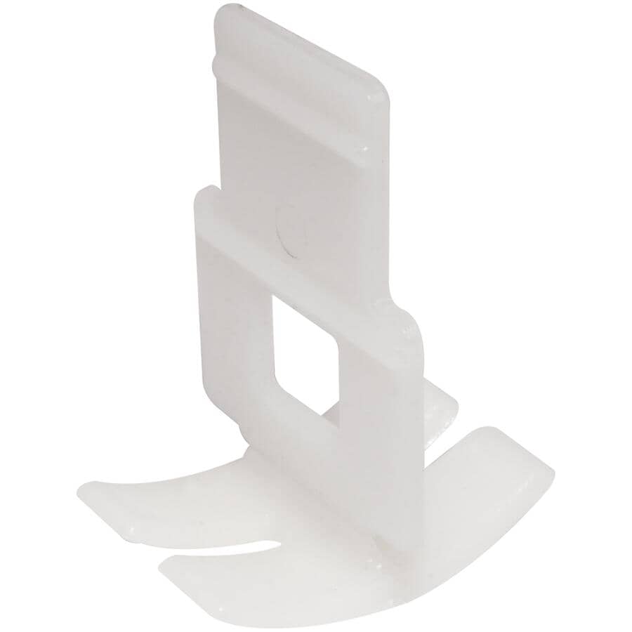 QEP Lash Tile Leveling System Curved Clips (Part A) - White, 100 Pack ...