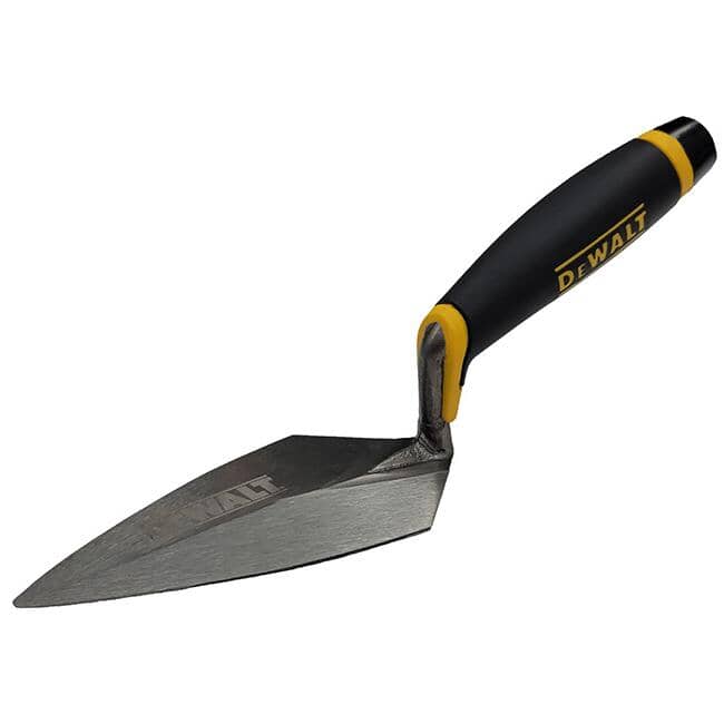 DEWALT 6" x 2-3/4" Pointer Tuck Trowel with Soft Grip Handle | Home ...