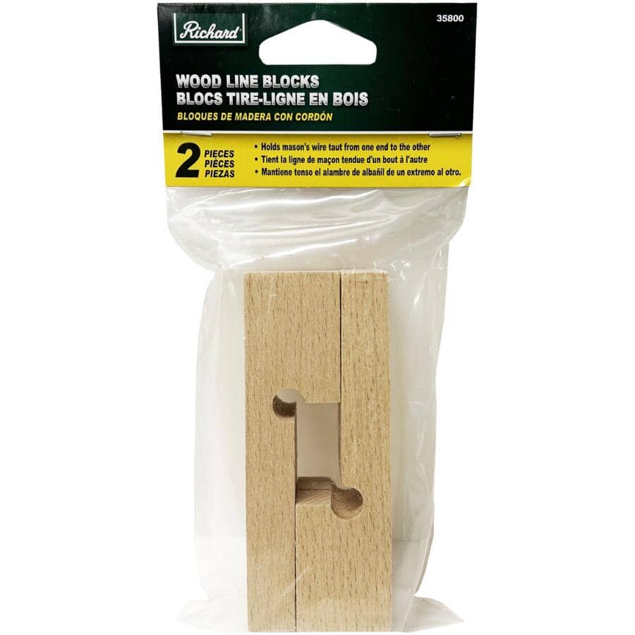 RICHARD Wood Line Blocks - 2 Pack | Home Hardware