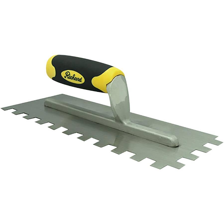 Richard 11" x 4-1/2" Square Notch Trowel | Home Hardware
