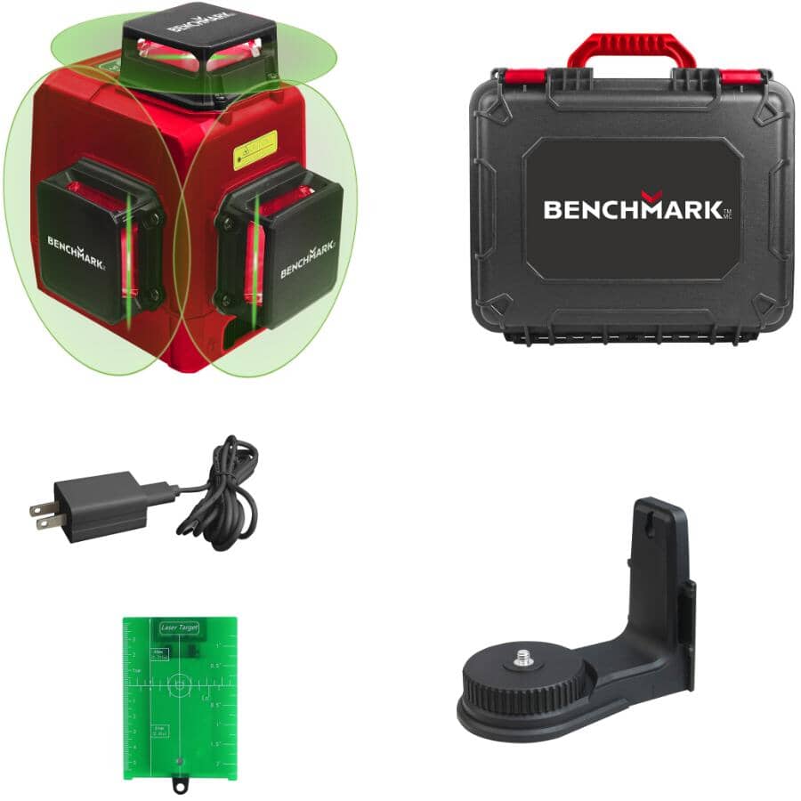 BENCHMARK 360 Degree 100' Self Leveling Cross | Home Hardware