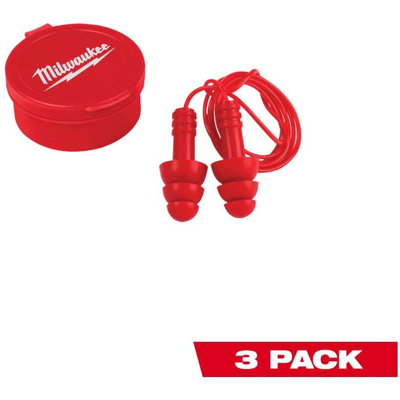 MILWAUKEE Reusable Corded Ear Plugs | Home Hardware