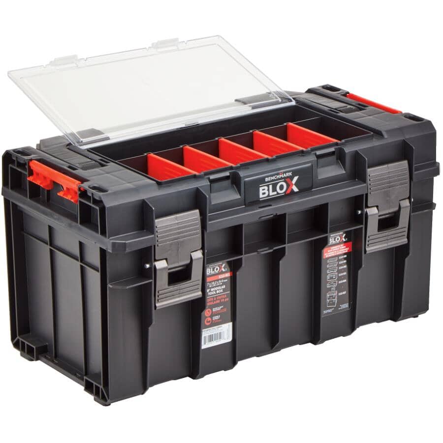 BENCHMARK Blox 17.7" x 10.2" x 9.4" Modular Tool Box | Home Hardware