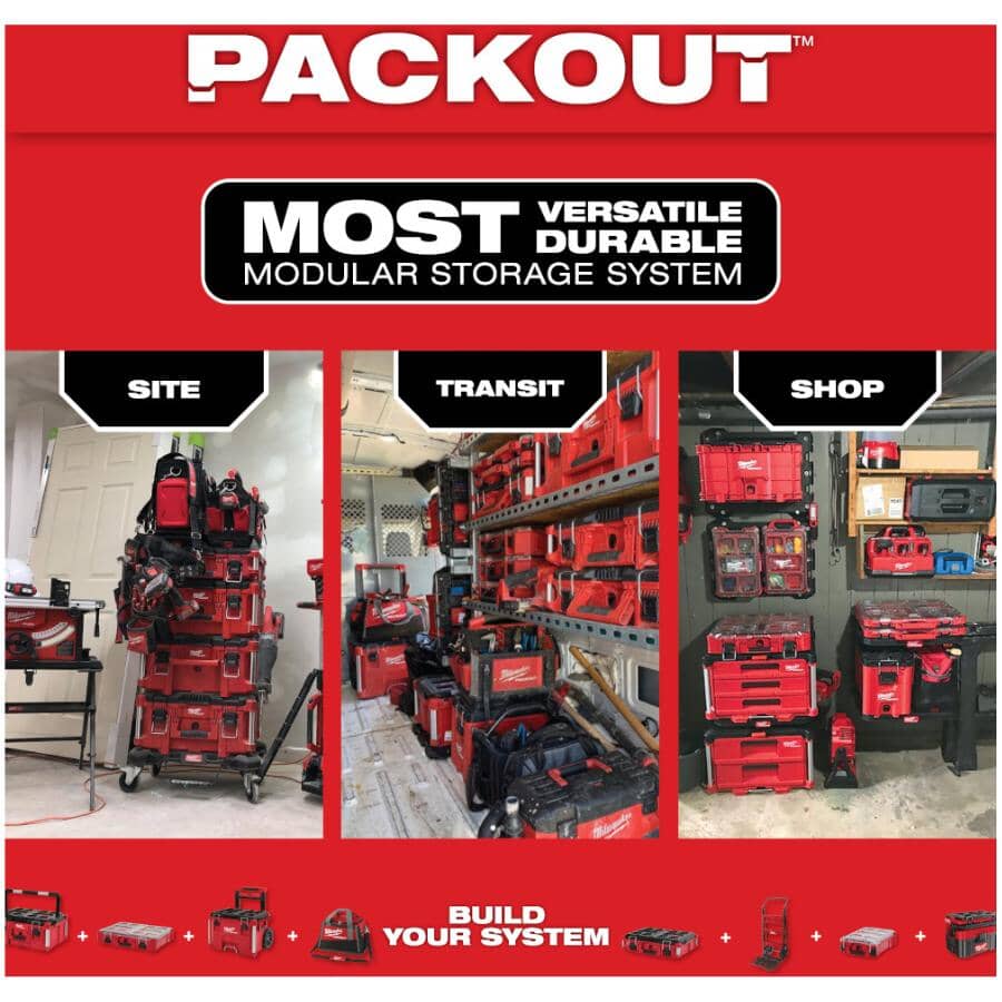 MILWAUKEE Packout 3 Drawer Tool Box | Home Hardware