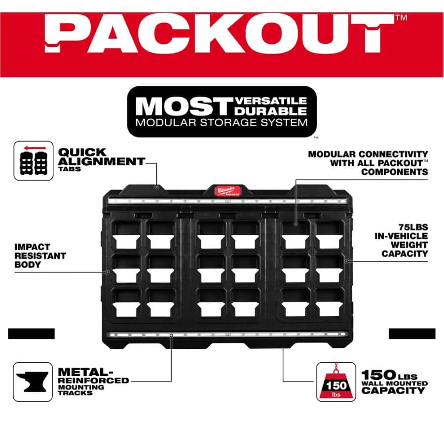 MILWAUKEE Packout Large Wall Mounting Plate | Home Hardware