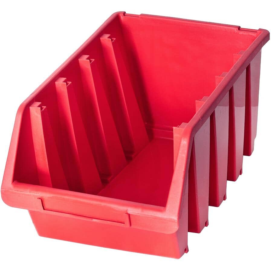 BENCHMARK Large Red Plastic Storage Bin | Home Hardware