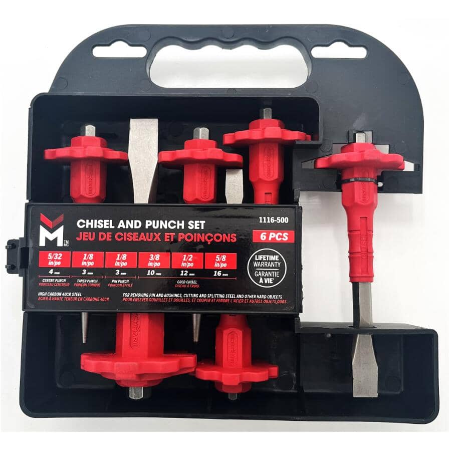 BENCHMARK Chisel & Punch Set - 6 Piece | Home Hardware