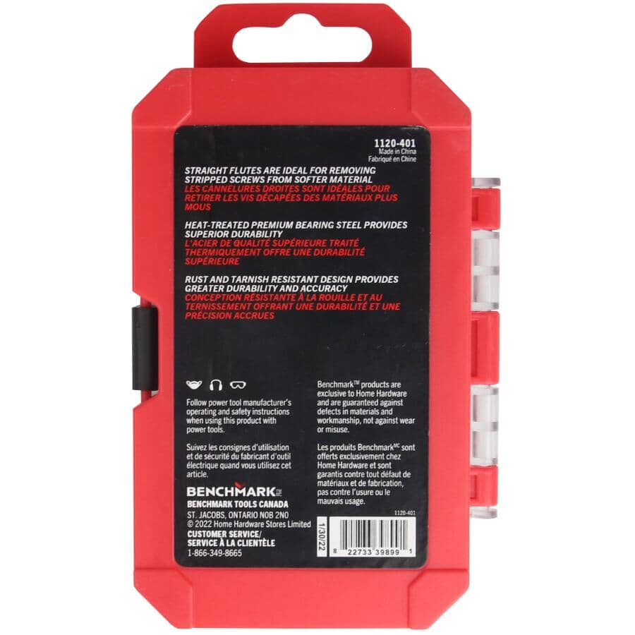 BENCHMARK Straight Screw Extractor Set | Home Hardware