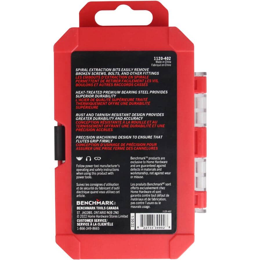 BENCHMARK Spiral Screw Extractor & Drill Bit Set | Home Hardware
