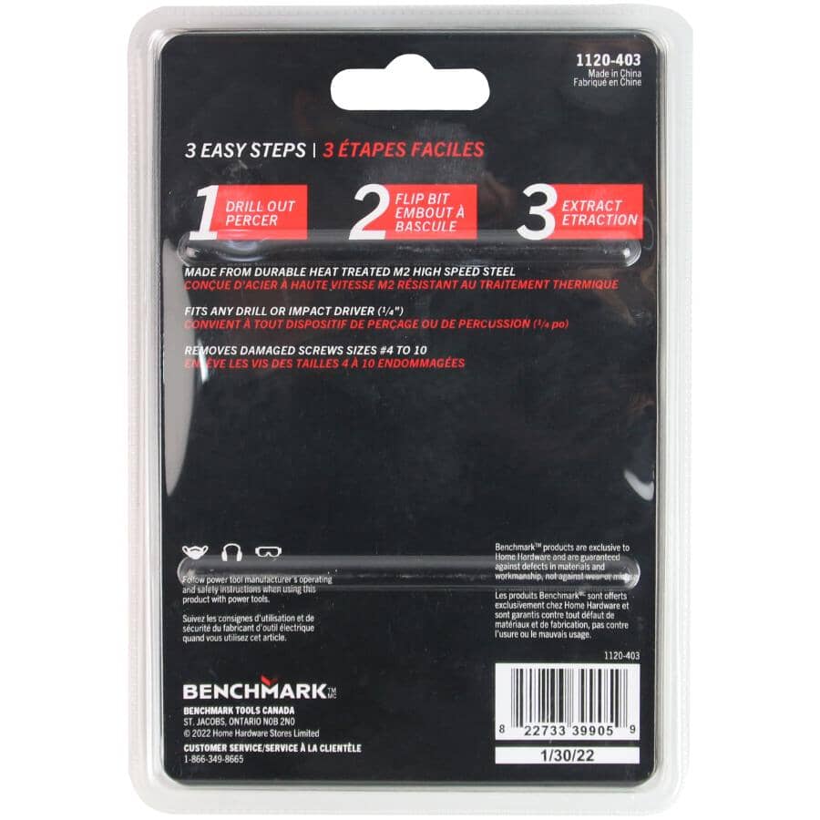 BENCHMARK Drill Out Extractor Kit | Home Hardware