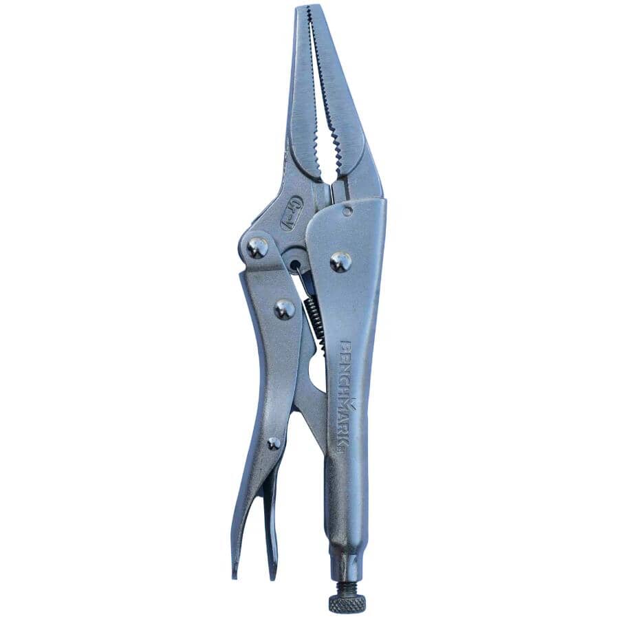 BENCHMARK 9" Locking Long Nose Pliers | Home Hardware
