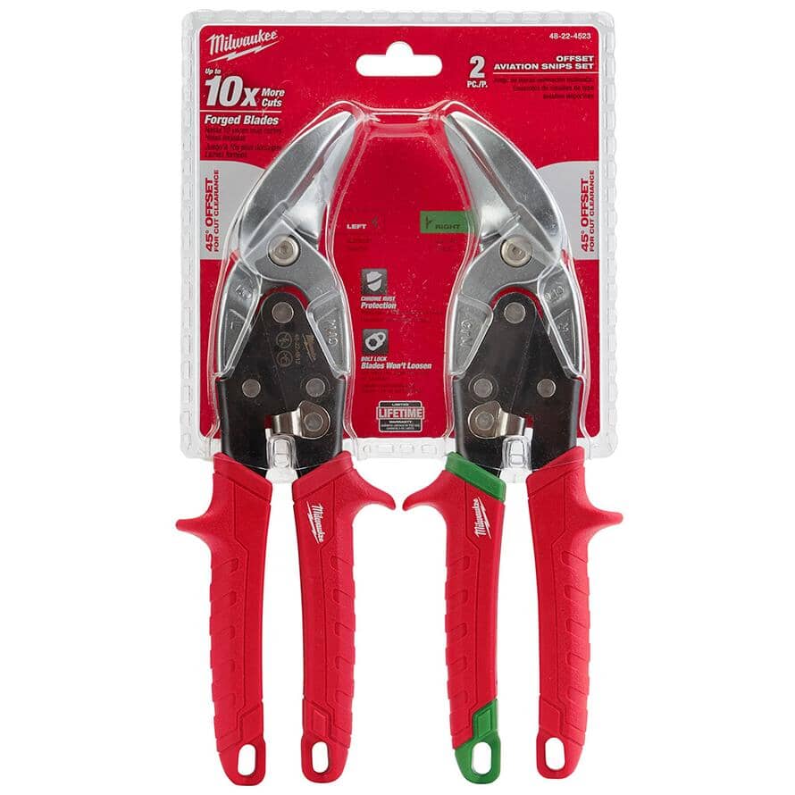 MILWAUKEE Aviation Tin Snip Set | Home Hardware