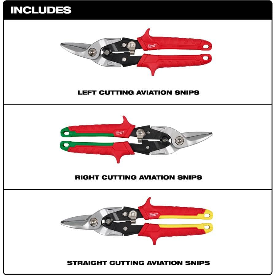 MILWAUKEE Aviation Tin Snip Set | Home Hardware
