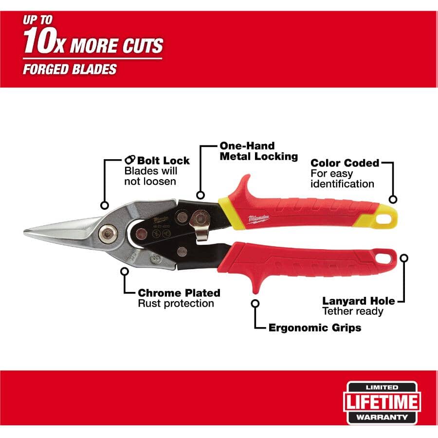 MILWAUKEE Aviation Tin Snip Set - 3 Piece | Home Hardware