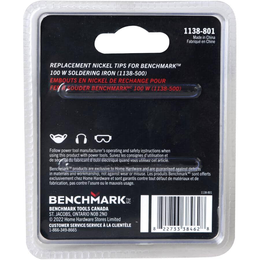BENCHMARK Soldering Gun Replacement Tip for 100W | Home Hardware