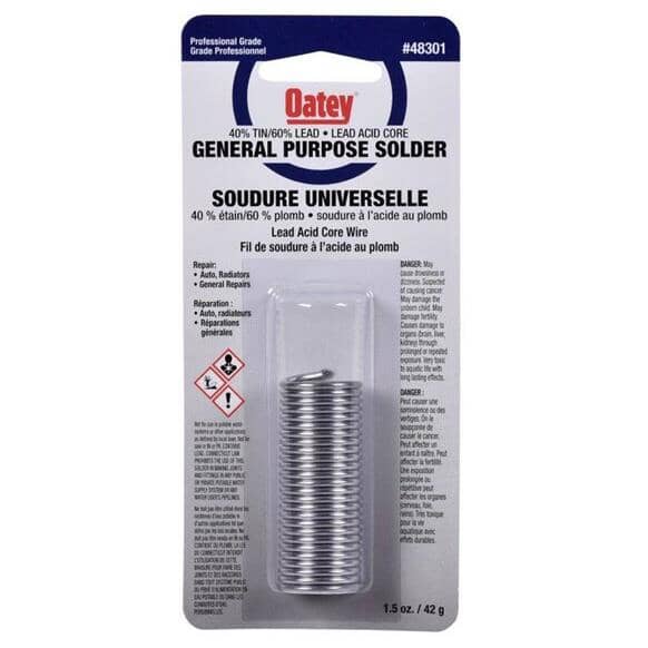 OATEY 40/60 Acid Core General Purpose Solder | Home Hardware
