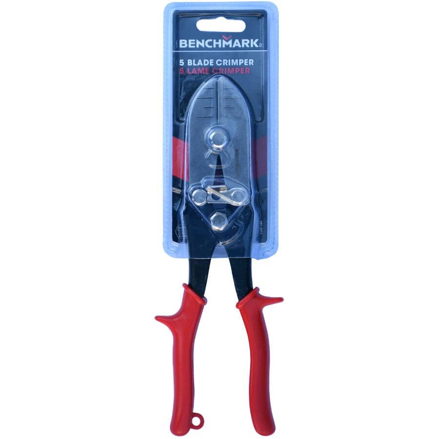 BENCHMARK 5 Blade Crimper, for Downspout | Home Hardware