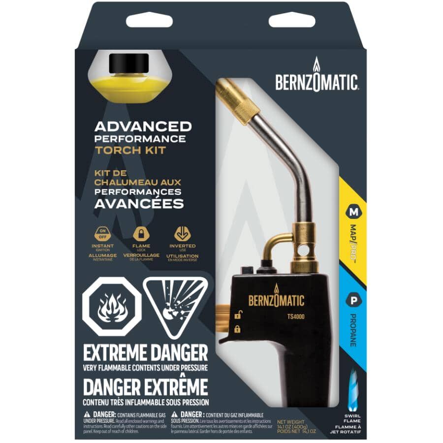 BERNZOMATIC Advanced Performance Torch Kit | Home Hardware