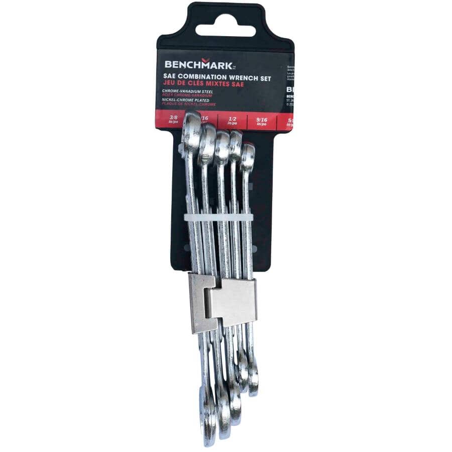 BENCHMARK 3/8" to 5/8" SAE Combination Wrench Set | Home Hardware