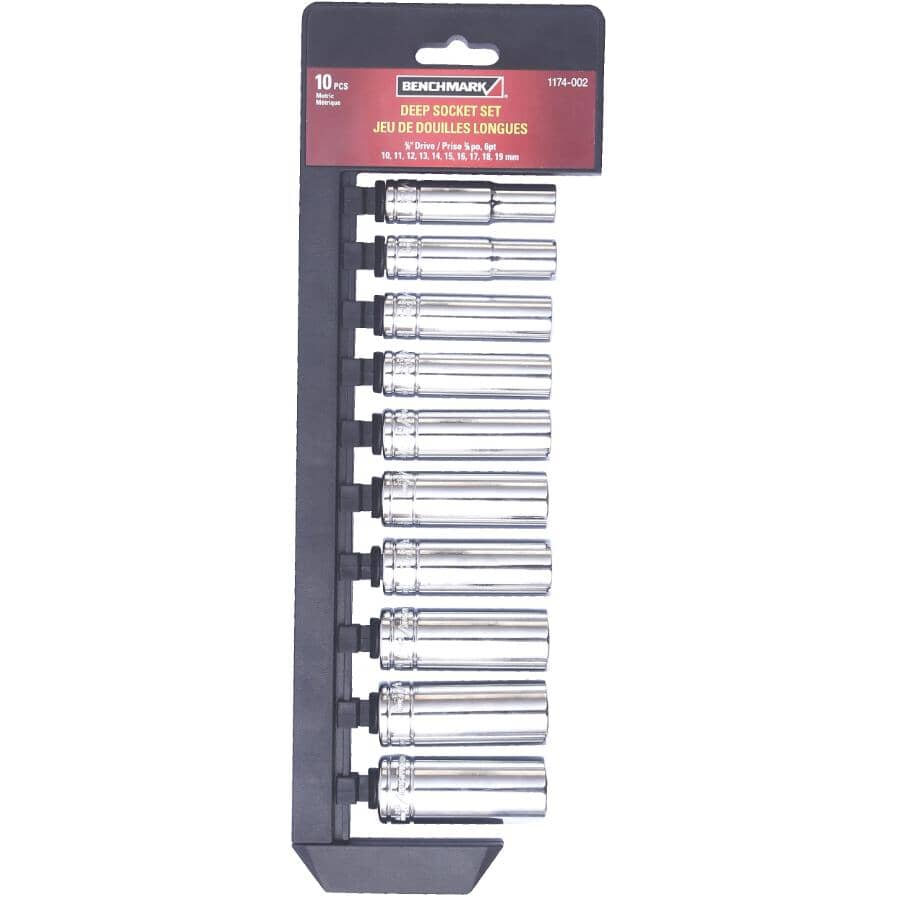 BENCHMARK 3/8" Drive Metric Deep Socket | Home Hardware