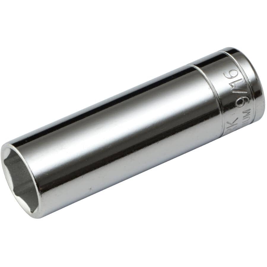 BENCHMARK 9/16" 6 Point Deep Socket, for 3/8" Drive | Home Hardware