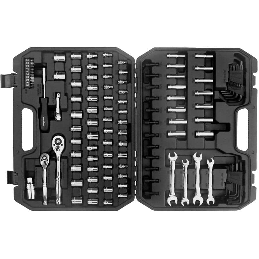 BENCHMARK Metric / SAE Socket Set, for 1/4" and 3/8" Drive | Home Hardware