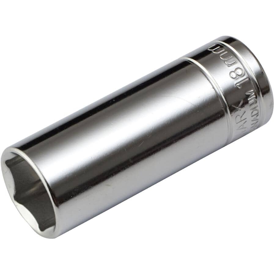 BENCHMARK 18mm 6 Point Deep Socket, for 3/8" Drive | Home Hardware